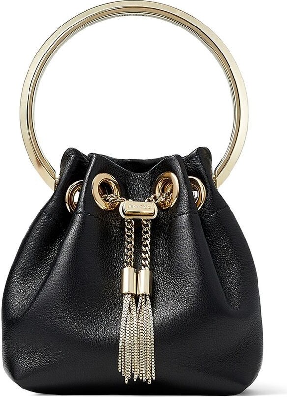 Jimmy Choo Micro Bon Bon leather mini bag - ShopStyle