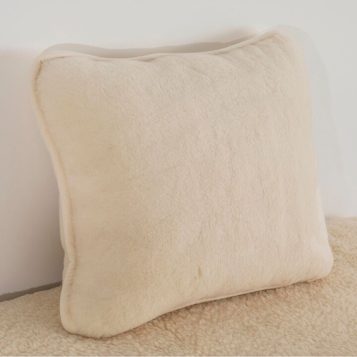 Native Natural Cashmere Wool Pillow - Natural - ShopStyle Indoor Cushions