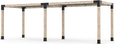 Toja Grid 24 Ft. W x 8 Ft. D Steel Pergola with Canopy - ShopStyle ...