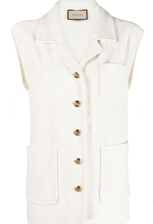 Gucci Cotton gilet - ShopStyle Tops