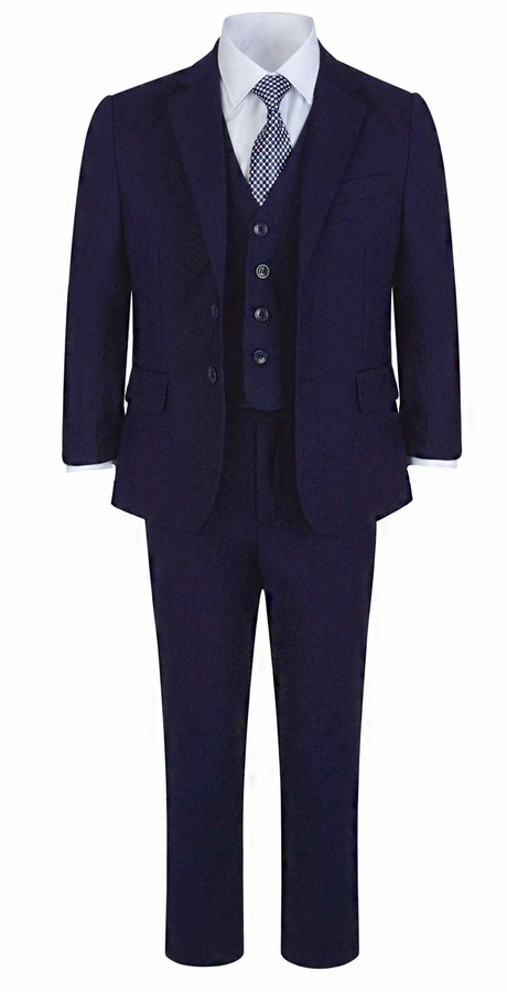 Samli London Boys Formal 5 Piece Blue Suit Ages 1 Year up to 15 Years ...