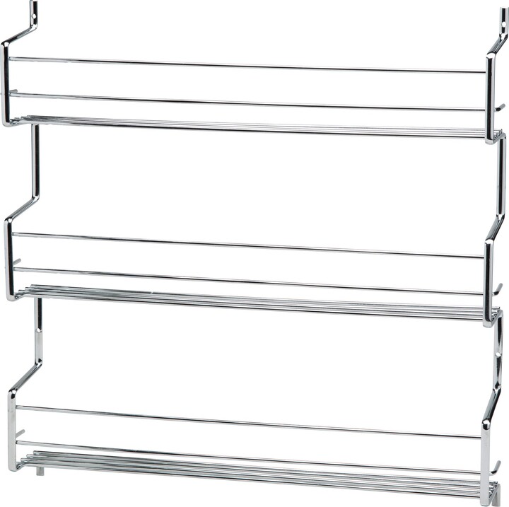 Dunelm Metro Chrome 3 Tier Wall Spice Rack Silver - ShopStyle Kitchen Storage & Organization