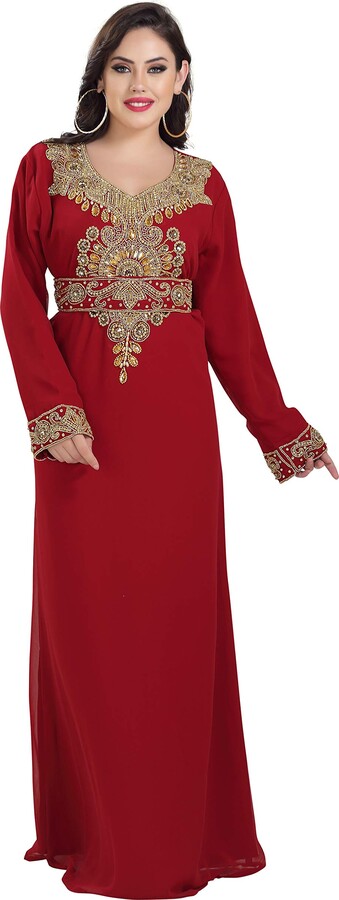 Maxim Creation Haute COUTRE Designer Abaya Tea Party Evening Dress ...