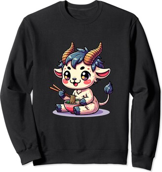 Cute Kawaii Mythical Creatures Eating Ramen Co. Cute Japanese Kawaii ...