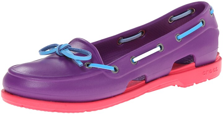 Crocs Women's Beach Line Boat Boating Shoe - ShopStyle Flats