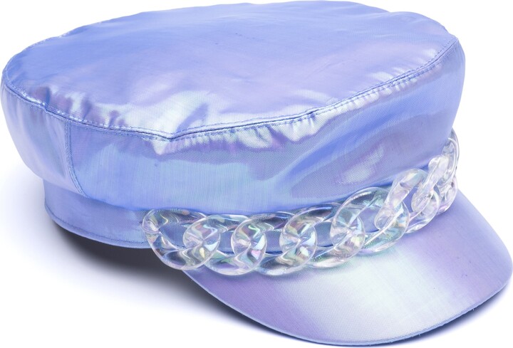 Eugenia Kim Holographic Conductor Cap - ShopStyle Hats