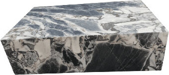 BETACH Genuine Marble Block Coffee Table - Blue Marble - ShopStyle