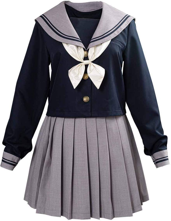 Haydory Japanese School Uniform Women Kansai Style Short Long Sleeve JK ...