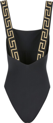 Versace Greca border one-piece swimsuit - ShopStyle