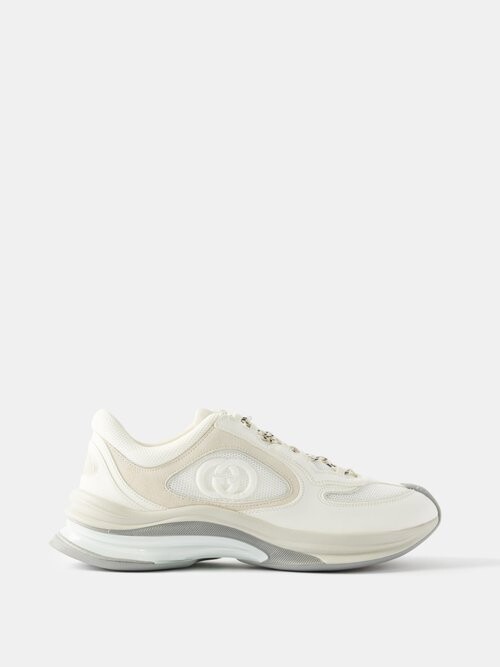 Gucci Run Leather Trainers - ShopStyle Low Top Sneakers