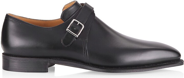 Corthay Arca Buckle Pullman Monk Strap Calf Leather Shoes - ShopStyle ...