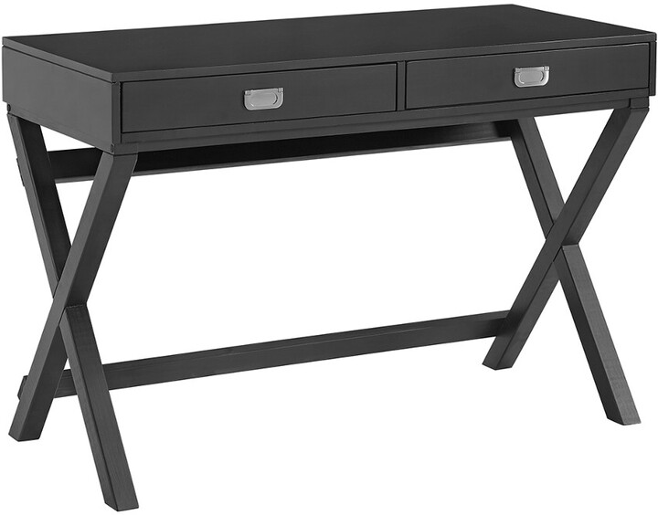 Linon Furniture Linon Peggy Black Writing Desk - ShopStyle