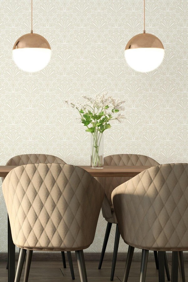 Hoopla Walls Deco Fan Matt Wallpaper - ShopStyle