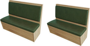 Visual card holder Modern Simple Restaurant Cafe Storage Benches Faux ...