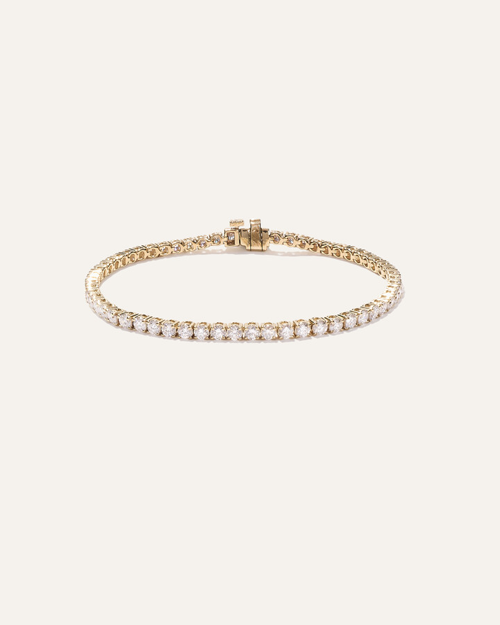 Quince 14K Gold Lab Grown Diamond Tennis Bracelet - ShopStyle