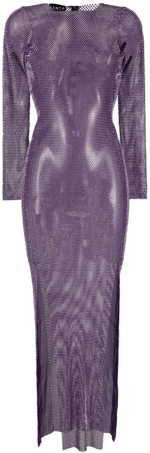 Santa Brands Diamond sheer maxi dress - ShopStyle