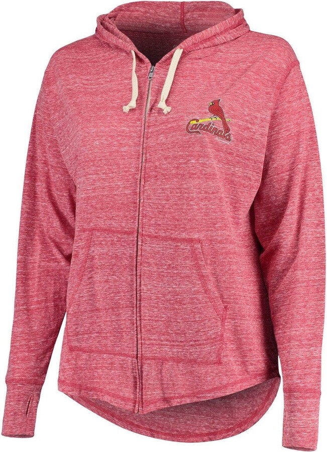 Women's Soft as a Grape Red St. Louis Cardinals Plus Size Full-Zip ...