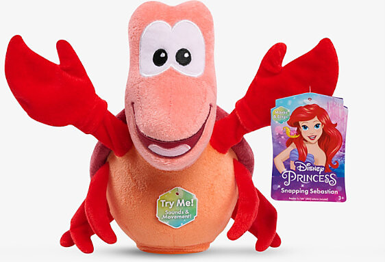 Disney Princess Kids Sebastian Interactive Soft toy 20cm - ShopStyle ...