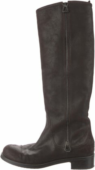 Jimmy Choo Suede Riding Boots - ShopStyle