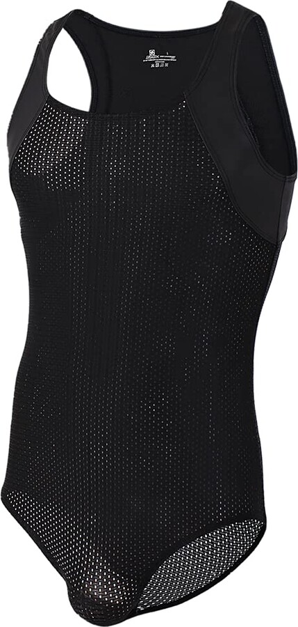 Juflam Men's Wrestling Singlet Athletic Leotard Bodysuit Gym Sportswear ...