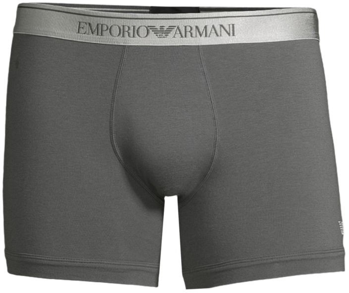 Emporio Armani Shiny Logo Band Boxer Briefs - ShopStyle