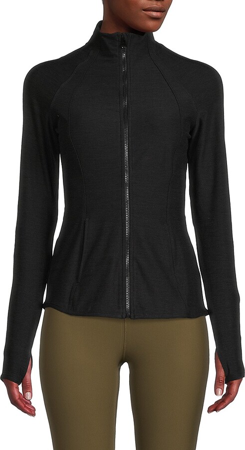 90 Degree By Reflex Flared Full Zip Track Jacket - ShopStyle