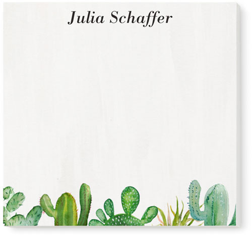 Shutterfly Whimsical Cacti Post-it Notes, POST_IT_NOTE_3X3, Beige, Post ...
