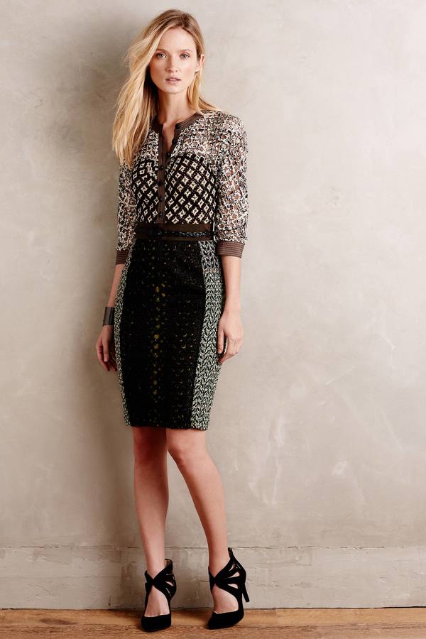 Anthropologie Byron Lars Aria Lasercut Dress - ShopStyle