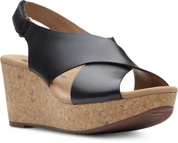 Clarks Collections Women Annadel Eirwyn Wedge Sandals Women Shoes ...