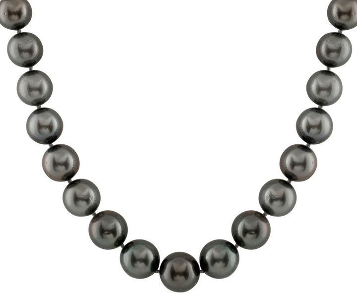 Masako Pearls Splendid Pearls 14K 8-10Mm Tahitian Pearl Necklace ...