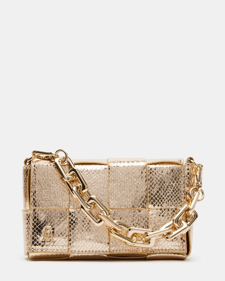 Steve Madden Marvell Bag Gold Snake - ShopStyle