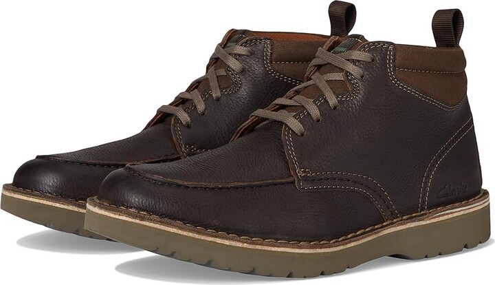 Clarks Eastridge Peak Men's Boots Dark Brown Leather : 10 EE - Wide ...