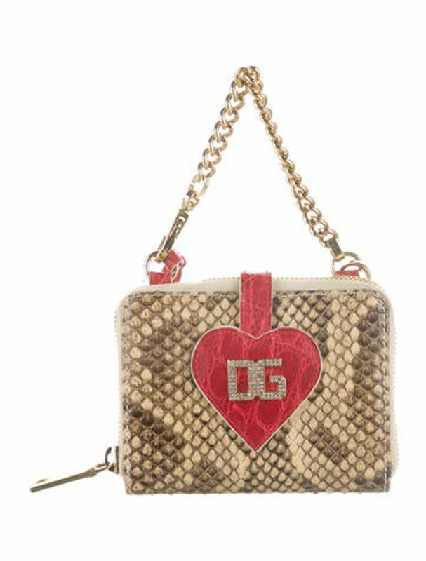 Dolce & Gabbana Python Mini Bag Tan - ShopStyle