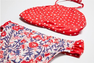 Billabong Kids Tropic Crush Rev High Neck Set (Little Kids/Big Kids ...