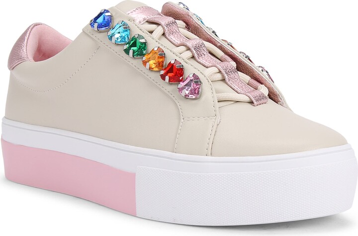 Kurt Geiger Liviah Love Platform Sneaker - ShopStyle