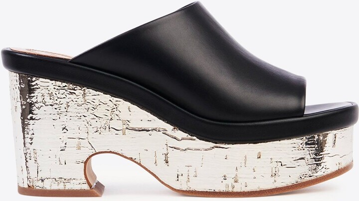 Chloé Oli 85 Platform Mules - ShopStyle Clogs
