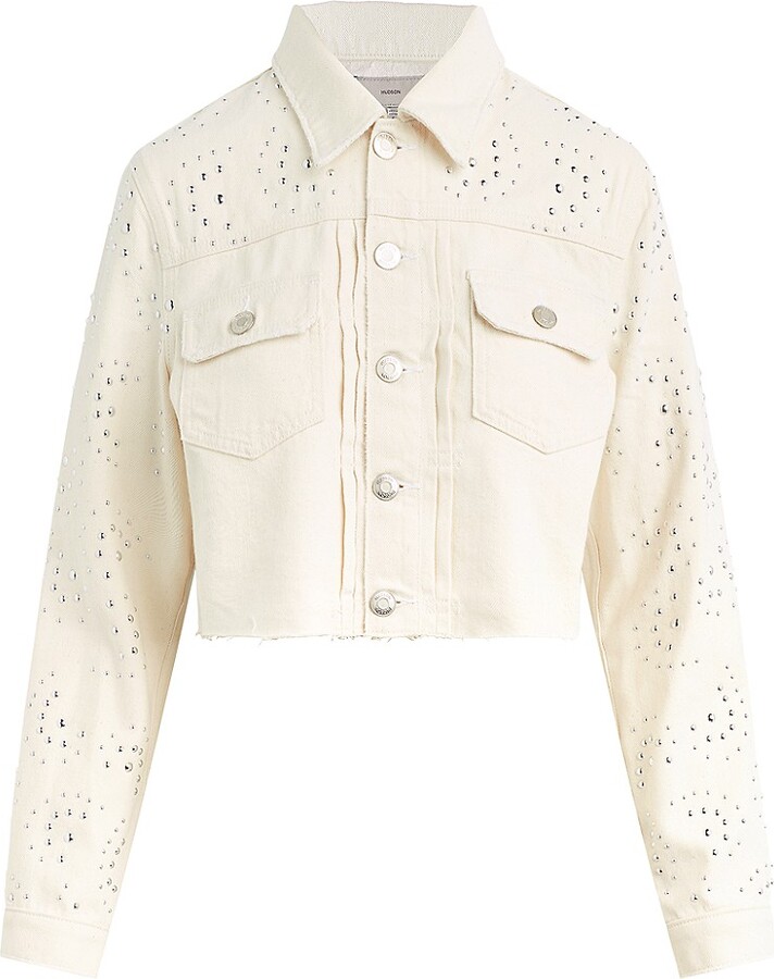 Hudson Lola Studded Shrunken Jacket - ShopStyle