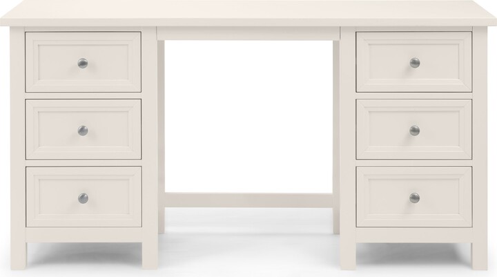 Dunelm Maine 6 Drawer Dressing Table, White White - ShopStyle Kids & Baby