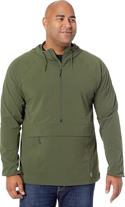 L.L. Bean Venture Stretch Anorak - Tall (Forest Shade) Men's Clothing ...