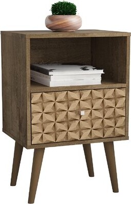 Corrigan Studio Badarish Hand-Drawn Rectangular End Table, Including 1 ...