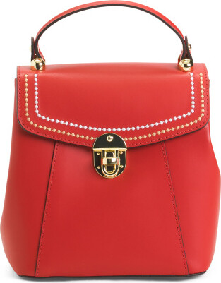 TJMAXX Leather Convertible Backpack - ShopStyle