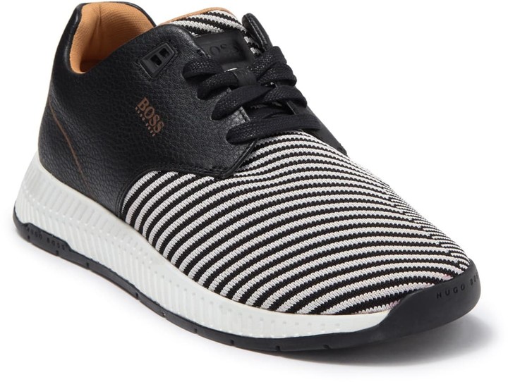 HUGO BOSS Titanium Runn Stripe Sneaker - ShopStyle