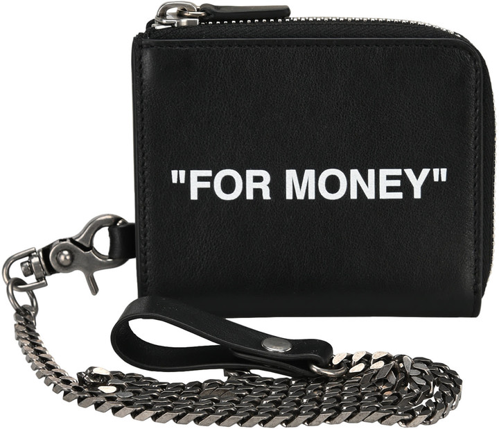 Off-White Off White Quote Chain Wallet - ShopStyle