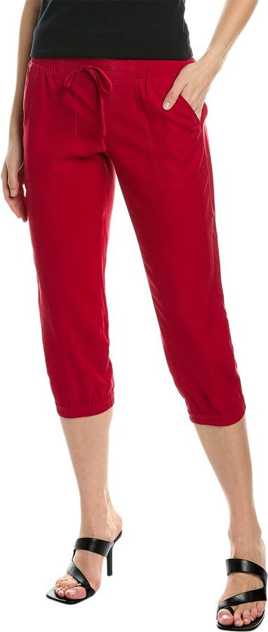 Go Silk Go>Silk Parachute Silk Capri - ShopStyle Cropped Pants