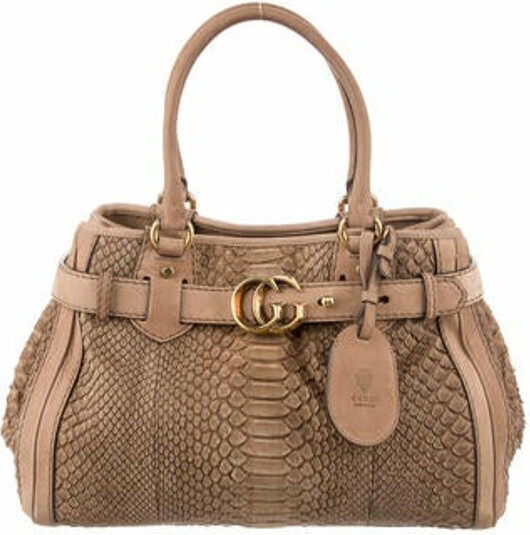 Gucci Python Medium Running Tote - ShopStyle