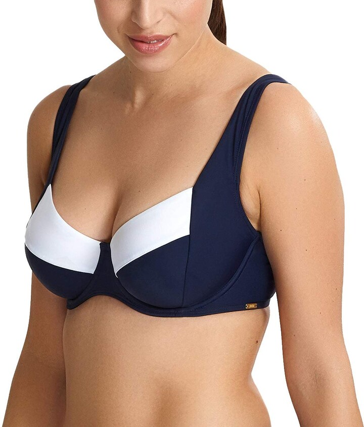 Panache Catarina Balconnet Side Support Underwire Bikini (SW1352)- Midnight/White - ShopStyle ...