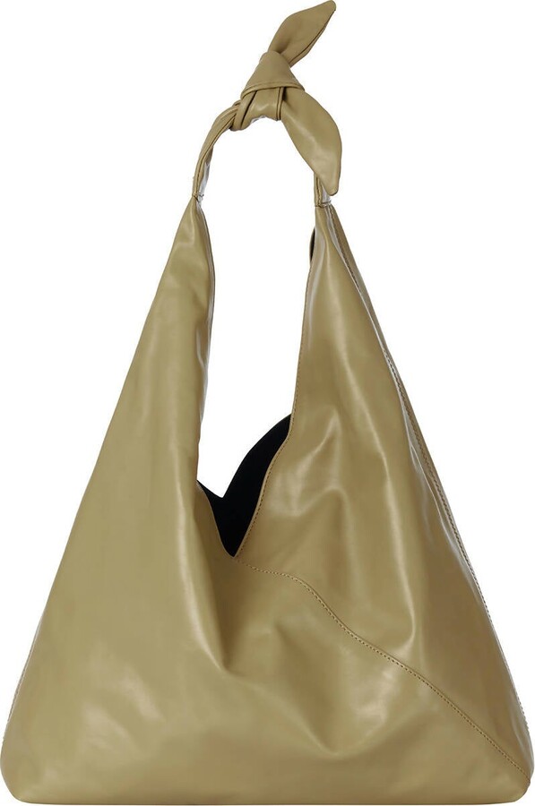 JIMBA Maxi Ritz In Pale Green Leather - ShopStyle Hobo Bags