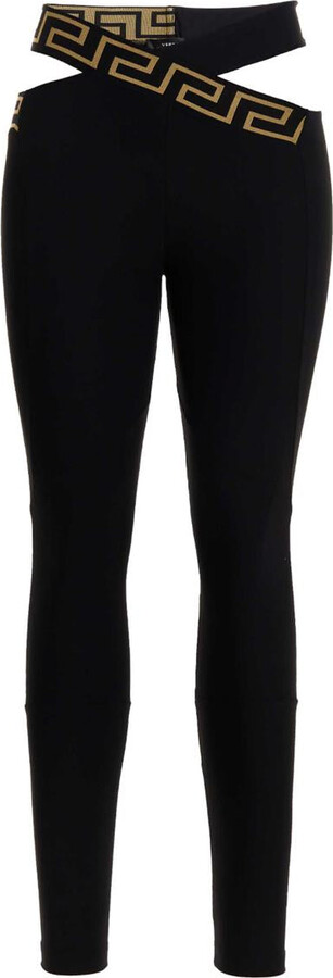 Versace 'Greca' leggings - ShopStyle