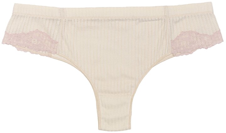 Semi/Romantic - Antonia Cheeky Pantie Tapioca & Cotton-Candy ...
