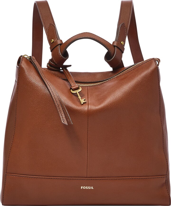 Fossil Women's Elina Leather Convertible Small Backpack - ShopStyle